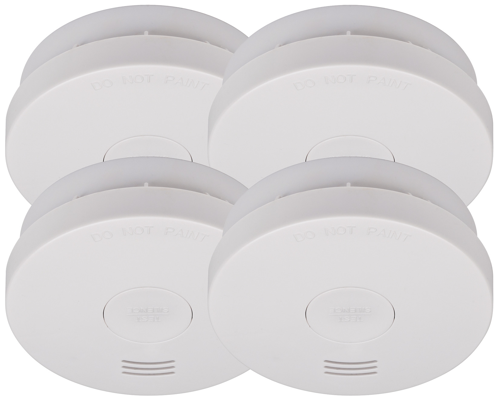 Smoke detector SET, 4x RM L 3100 with integrated battery | brennenstuhl®