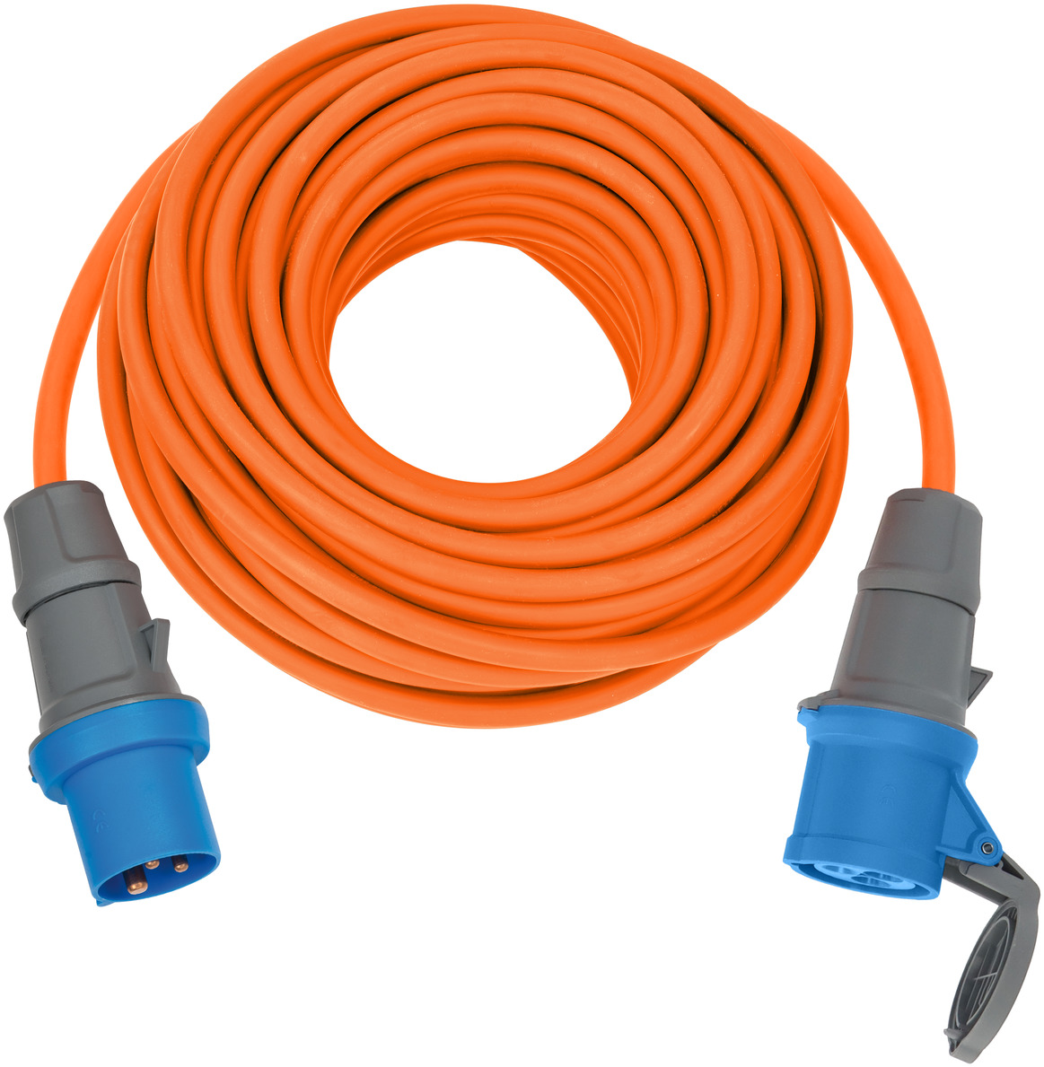 CEE Extension Cable IP44 for Camping/Maritim 25m H07RN-F 3G2.5 orange ...